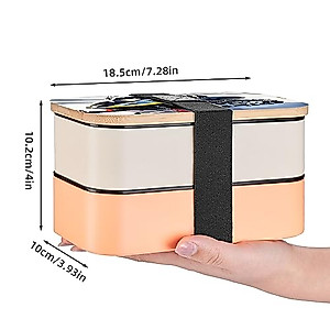 Advanced Snowmobile Adult Lunch Box, Bento Box, With Cutlery Set Of 3, 2 Compartments, Rectangular, Lunch Box For Adults