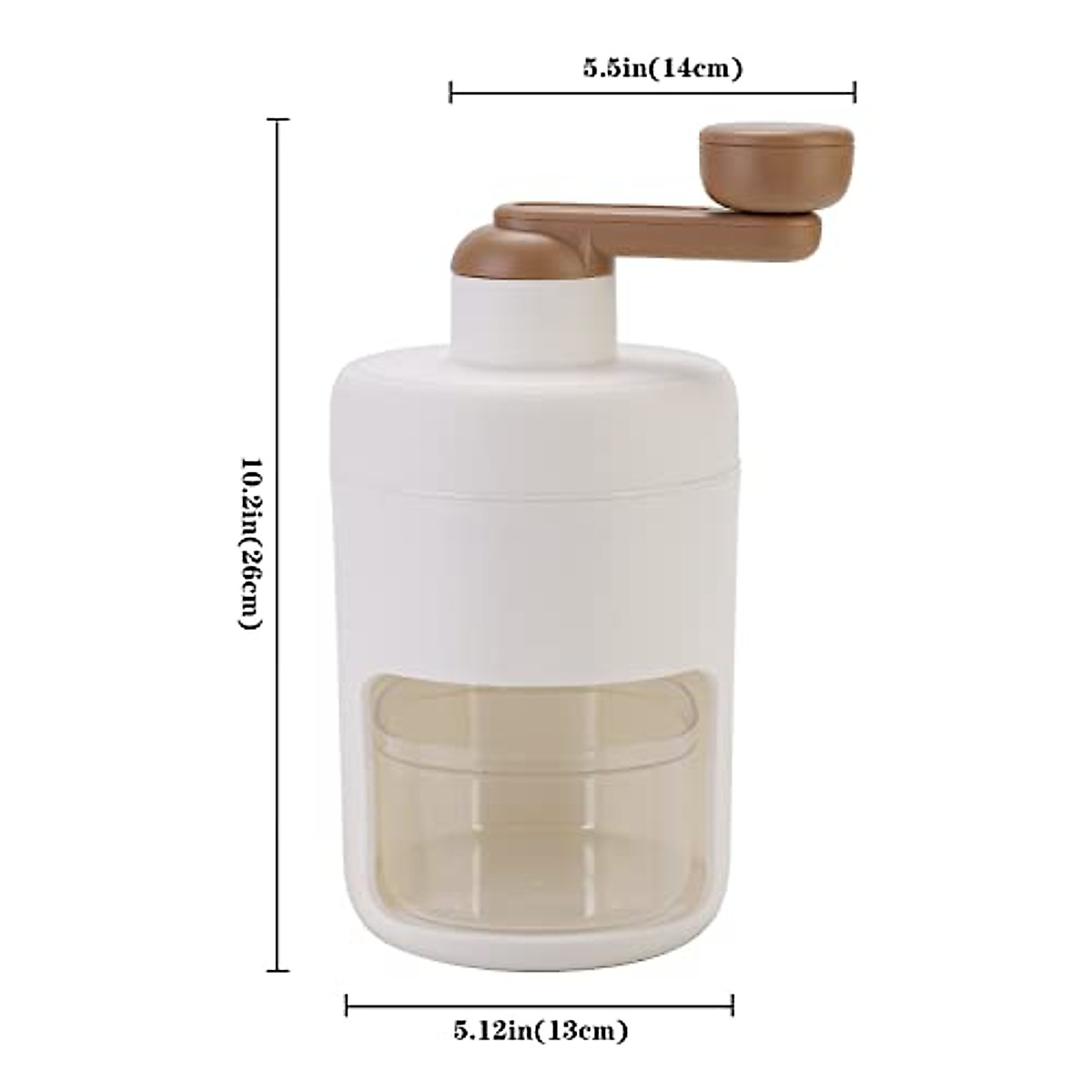 Manual Shaver Ice Machine, Solucky Portable Ice Crusher And Snow Cone Machine For Home Use, Premium Shaved Ice Machine For Making Snow Cones, Includes Ice Crusher And Shaved Ice Molds