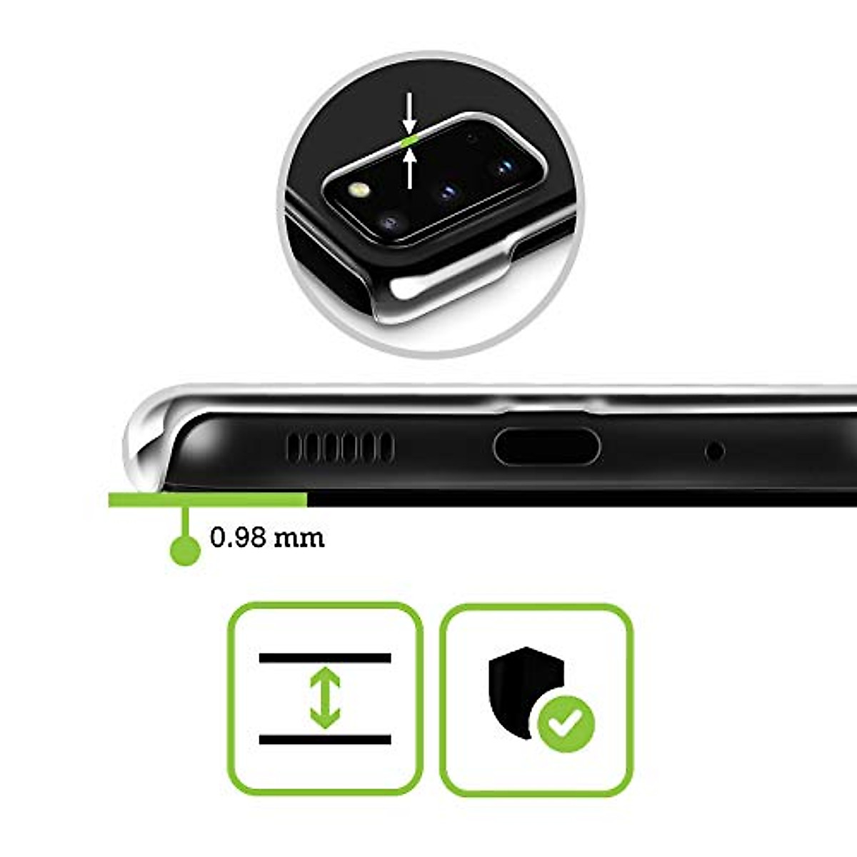 Head Case Designs Officially Licensed Anthony Christou Black Panther Fantasy Art Hard Back Case Compatible with Samsung Galaxy Z Flip / 5G