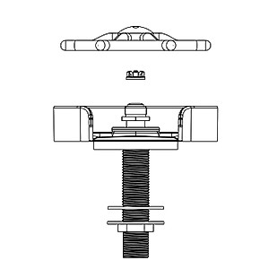 GAGALIFE Glass Rinser for Kitchen Sink Brushed Nickel, Kitchen Sink Accessories, Bar Glass Rinser, G86066BN