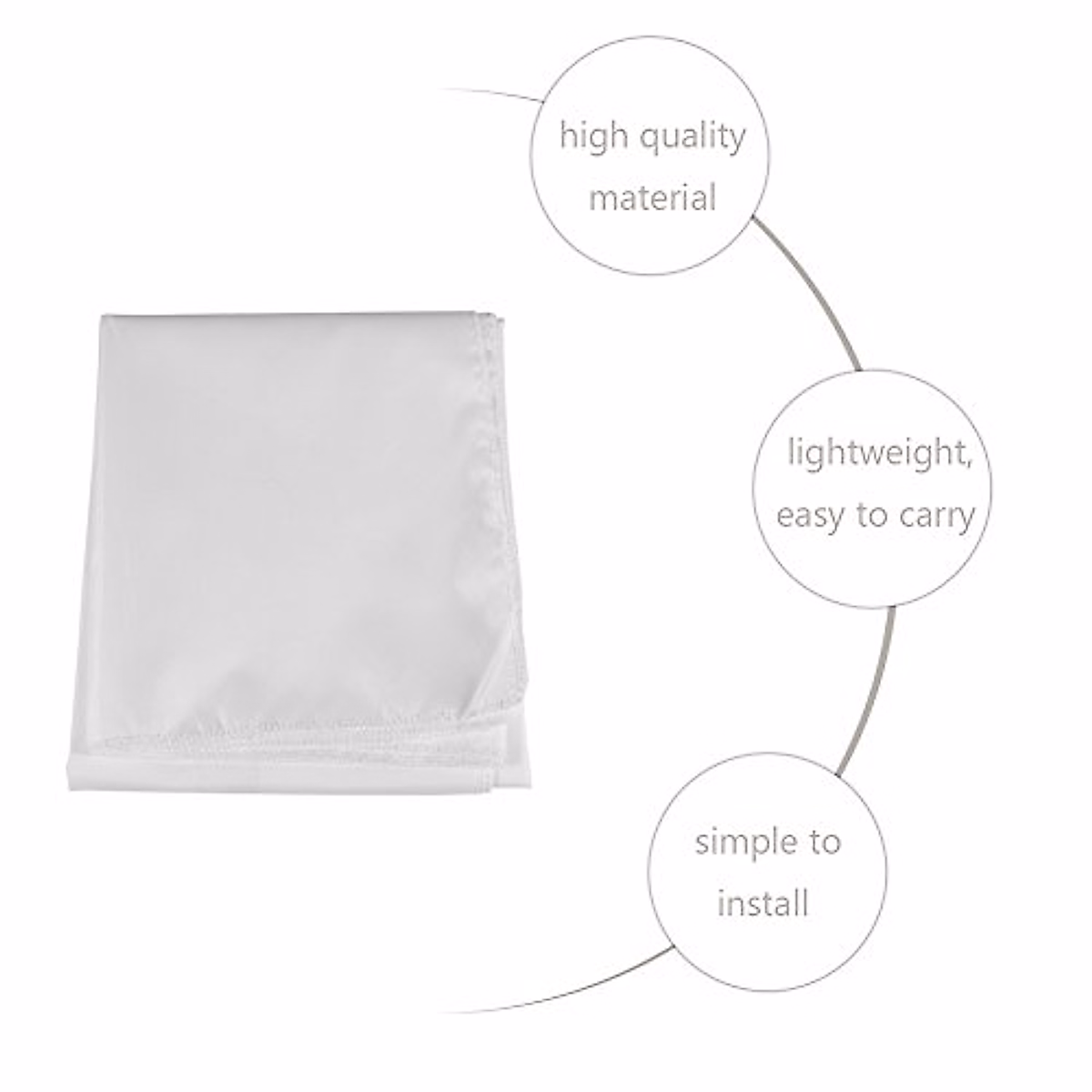 Projector Screen,ASHATA Outdoor Projector Screen 16:9 60-120 Inch Portable Projector Screen Synthetic Polyester Fabric Suitable for Outdoor Camping Movie,Open-air Cinema(60inch)