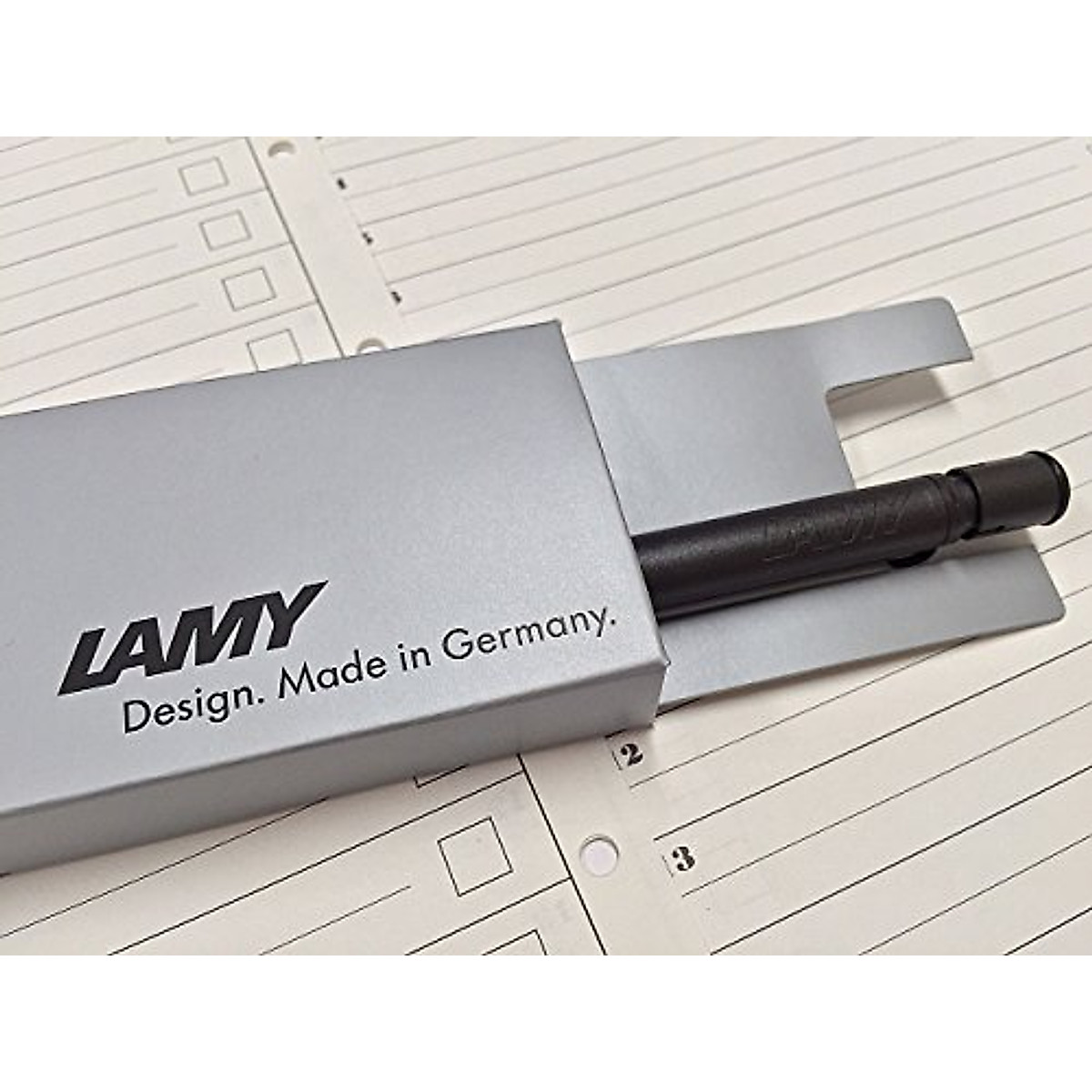 LAMY Safari L117 Mechanical Pencil, Black, 0.02 inches (0.5 mm)