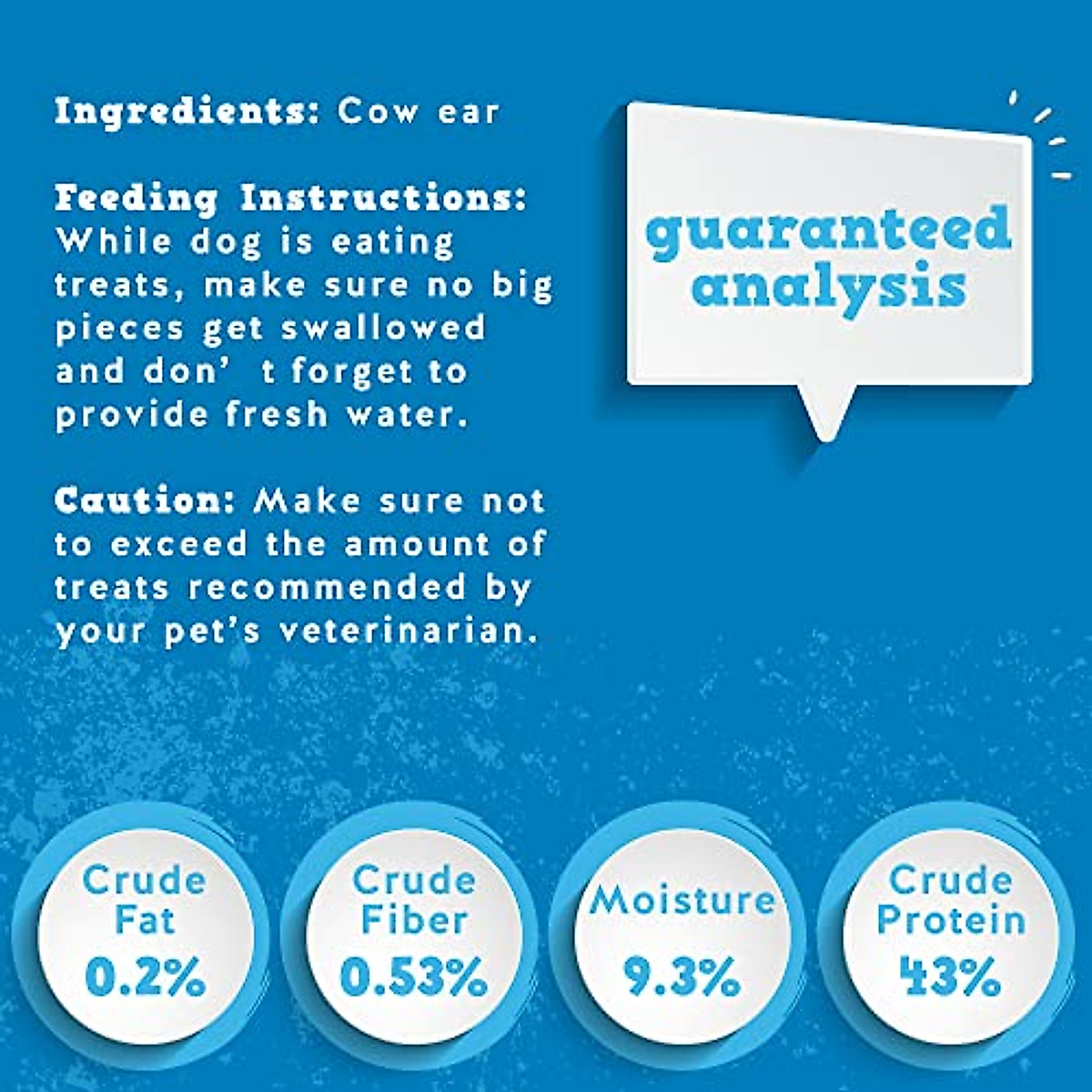 Jack&Pup Thick White Cow Ears for Dogs Single Ingredient Dog Treat, Flavorful Healthy Dog Treats Natural Dog Treats for Medium Dogs with Chondroitin Joint Health for Dogs Cow Ear Dog Chews (15 Pack)