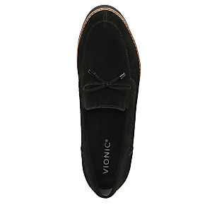 Vionic Women's Loafer Charm Finley Comfort Lace Up- Supportiv Black - 9 Medium