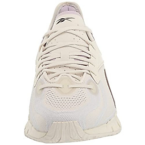 Reebok Women's Zig Kinetica 3.0 Sneaker, Chalk/Taupe/Purple Oasis, 6.5