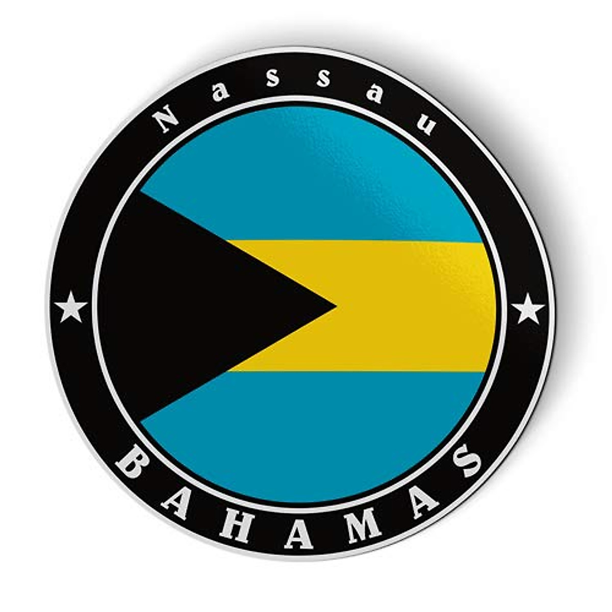 The Bahamas Flag - Flexible Magnet - Car Fridge Locker - 5"