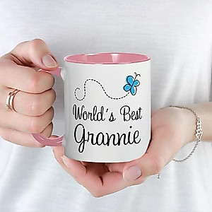 CafePress Grannie (World's Best) Mug Ceramic Coffee Mug, Tea Cup 11 oz