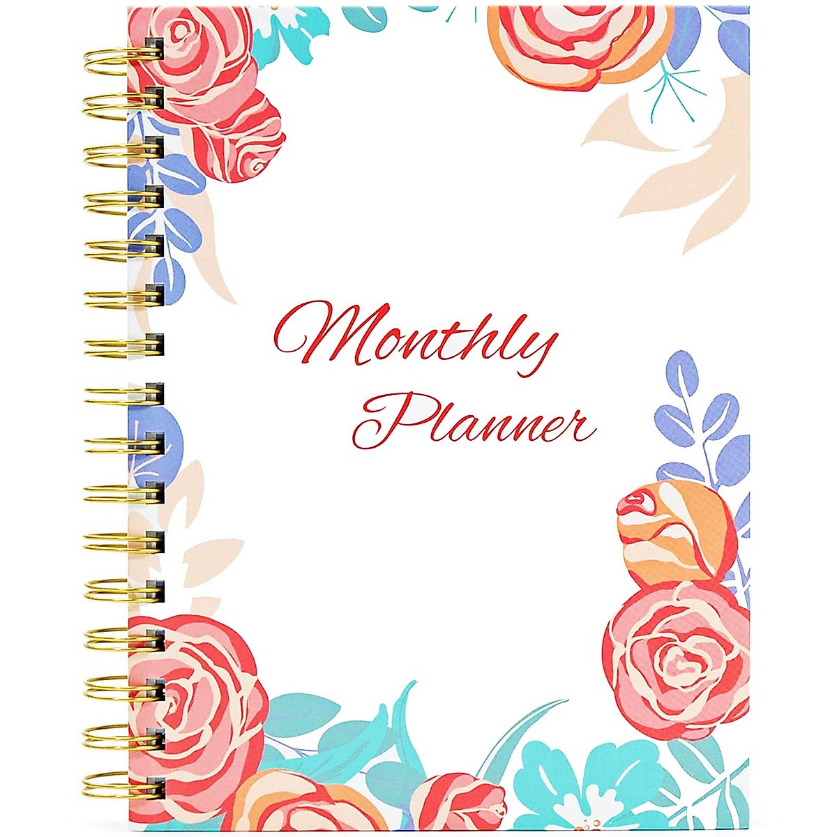 Notebook Calendar Planner 2022-2023, Daily Hourly Planner 2022-2023, Weekly & Monthly Planner with Twin-wire Binding, July 2022 - June 2023, 6.8" x 8.3", Student Planner 2022-2023