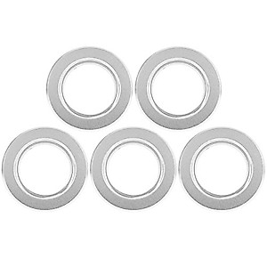 Baluue Bird Incubator Supplies Wooden Bird Nest Anti Bite Ring, ing Box Accessory, Birds Breeding Box Ring, Parrot Bird Hatchery Breeding Box Ring, 85mm (Silver)