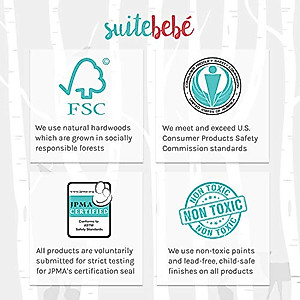 Suite Bebe Astoria Toddler Guard Rail, Grey