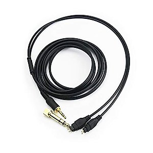 NewFantasia Replacement Audio Upgrade Cable Compatible with Sennheiser HD650, HD600, HD580, HD660S, HD58X, HD565, HD545, HD535, HD525, HD265, Massdrop HD6XX Headphones 1.5meters/4.9feet