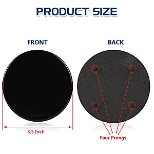 [Upgraded] WB29K10024 Range Large Surface Burner Cap Replacement Part, Fit for GE Gas Range/Stove/Oven/Cooktop, 3-1/2 Inch Large (2 Pack)