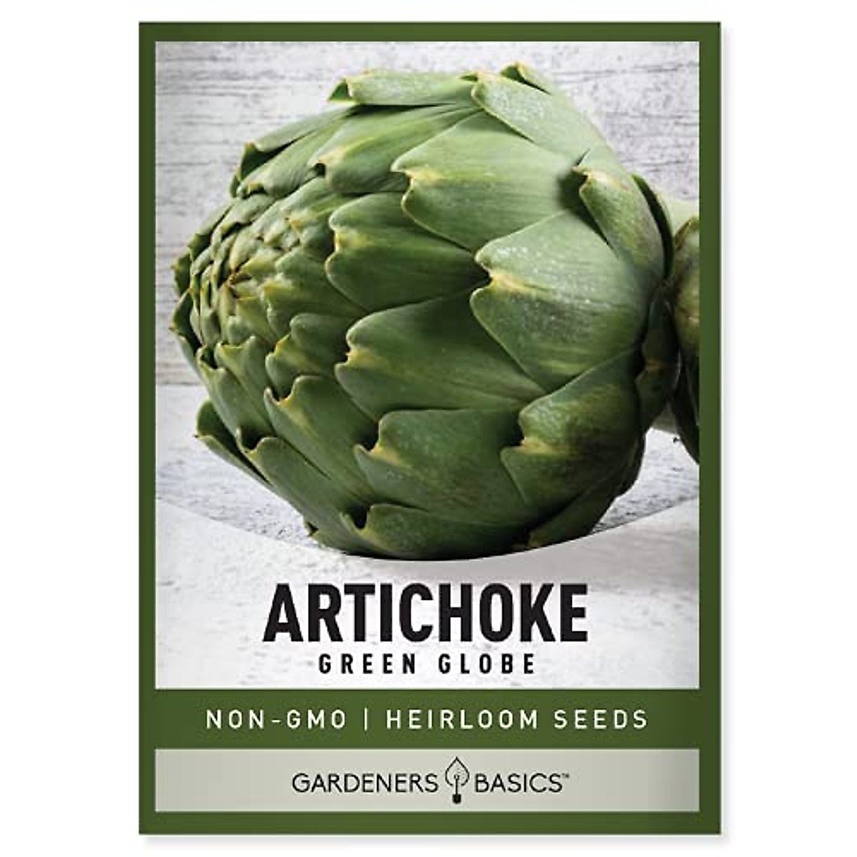 Artichoke Seeds for Planting - Green Globe Non-GMO Perennial Vegetable Variety- 3 Grams Seeds Great for Summer Gardens by Gardeners Basics