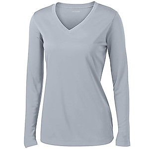 Joe's USA Ladies Long Sleeve Moisture Wicking Athletic Shirt Sizes XS-4XL