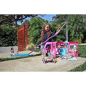 Barbie It Takes Two Stacie Doll & Accessories, Camping Playset with Doll, Pet Tent, Puppy, Sticker Sheet & Accessories