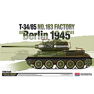 Academy T-34/85 No. 183 Factory "Berlin 1945" Model Kit