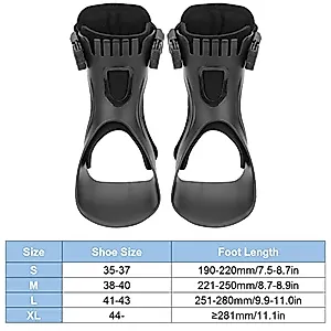 Drop Foot Brace Orthosis, Plantar Fasciitis Night Splint Drop Foot Orthotic Brace, Foot Drop Brace for Walking, Men and Women Adjustable Achilles Tendonitis Brace for Fascia(M-Right Foot)