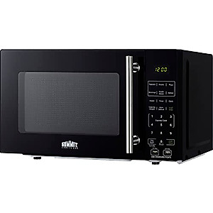 Summit Appliance CWSUITE85G 85" Wide Casework Suite with Beverage Center and Microwave, ADA Height; Trash Receptacle Included; 2.7 cu.ft. Beverage Center; Leveling Legs; Black