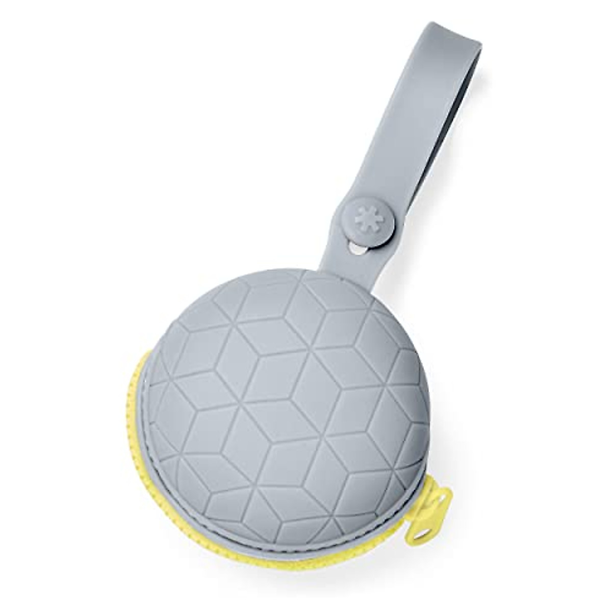 Skip Hop Silicone Pacifier Holder, Grab & Go, Grey