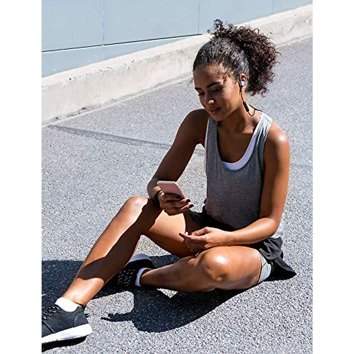 Soundcore Arc Wireless Sport Earphones by Anker, IPX5 Water Resistant, 10 Hour Battery Life, with Flexible EarHooks (Renewed)