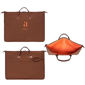 Art Portfolio bag, artist carrying bag, storage bag for artwork, posters with zipper and handles, light weight art bag for professionals, students. Anya Konst