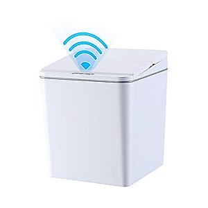 NORMIA RITA 1.6 Gallon Mini Automatic Trash Can for Car Desktop Kitchen Small Touchless Garbage Can with Lid 0.25S Fast Response Sensor