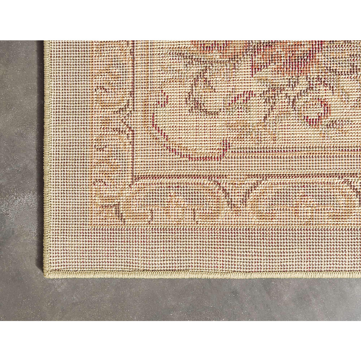 Unique Loom Versailles Collection Traditional Classic Floral Motif Area Rug (5' 0 x 8' 0 Rectangular, Green/ Ivory)