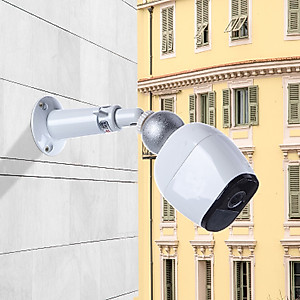 Suptig Adjustable Metal Mount Compatible Arlo/Arlo pro/Arlo pro 2 Outdoor Indoor (2 Pack White and Black)
