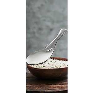 Garden Of Arts Stainless Steel Rice Serving Spoon, 26 Cms