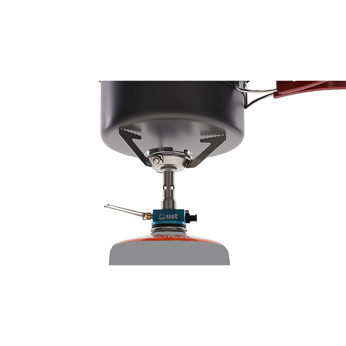 UST Trekker Stove with Collapsible Design, Strong Construction and Carry Bag for Camping, Hiking, Backpacking, One Size