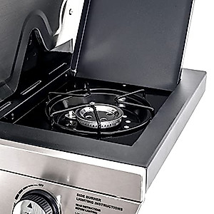 Even Embers GAS1466AS Four Burner Grill, Black