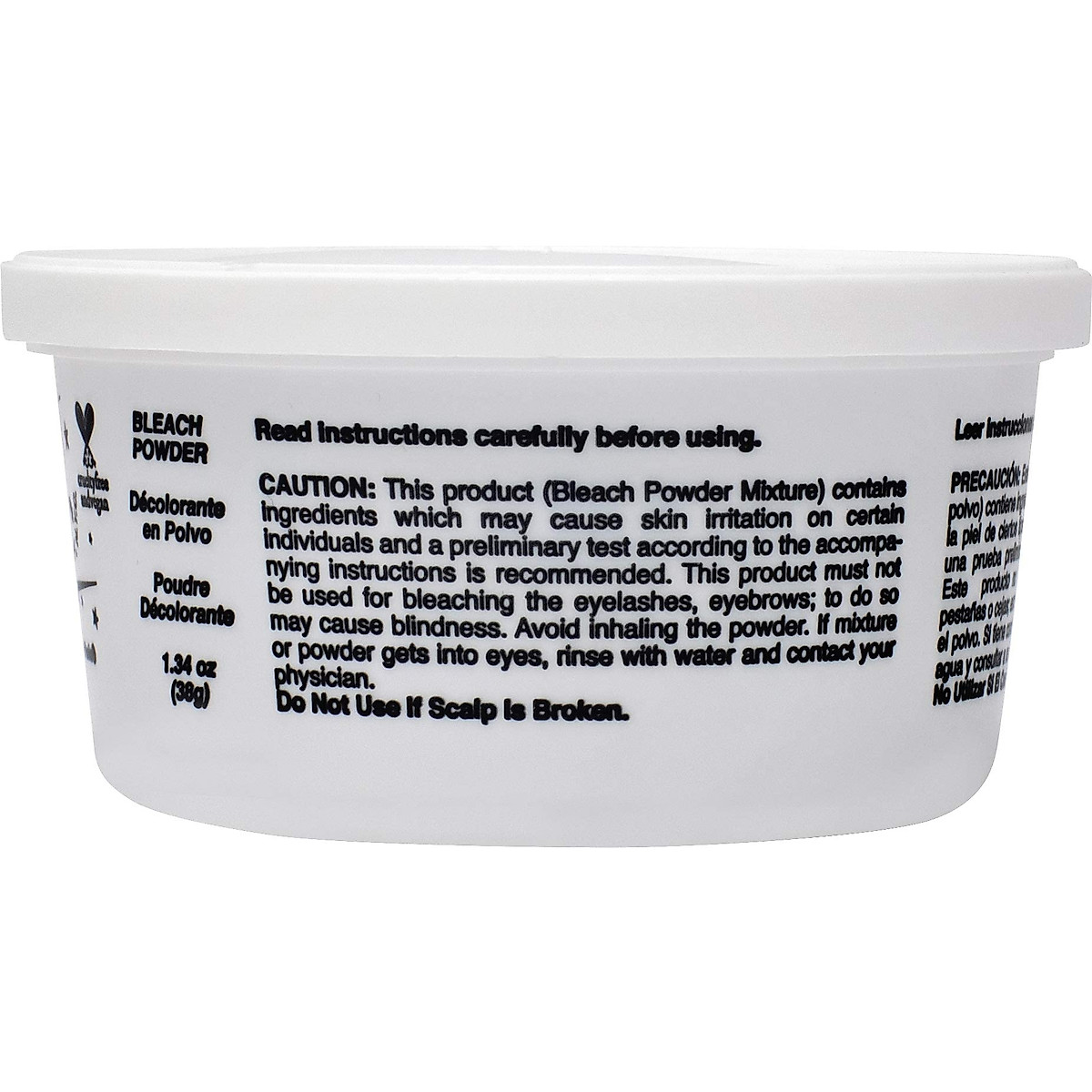 MANIC PANIC Blue Lightning Hair Bleach Kit - 30 Volume Developer + Bleach Powder Hair Lightener Lifts up to Five Levels And Eliminates Orange Tones - Vegan And Cruelty Free