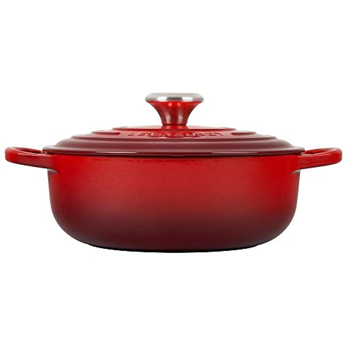 Le Creuset Enameled Cast Iron Signature Sauteuse Oven, 3.5 qt, Cerise