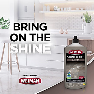 Weiman Stone Tile and Laminate Cleaner - 32 Ounce - Professional Tile Marble Granite Limestone Slate Terra Cotta Terrazzo and More Stone Floor Surface Cleaner