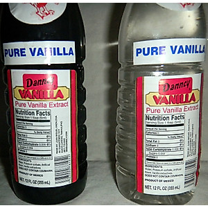 2 X Danncy Mixed Pure Mexican Vanilla Extract From Mexico 12oz Each 2 Plastic Bottle Lot Sealed