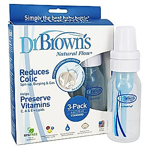 Dr. Brown's Natural Flow Standard Polypropylene Bottle (4 oz) - 3 Pack