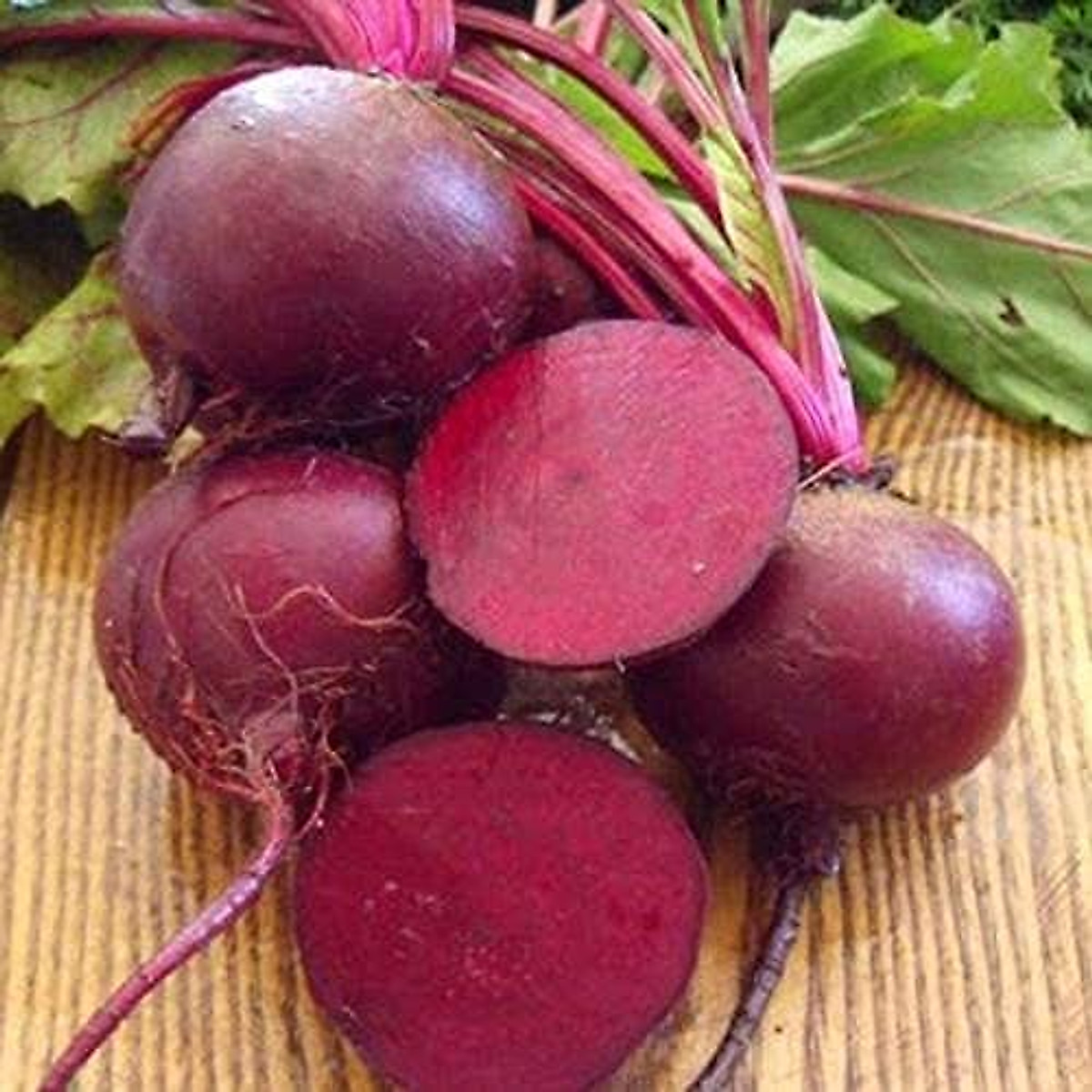 David's Garden Seeds Beet Detroit Dark Red FBA-00014 (Red) 200 Non-GMO, Heirloom Seeds