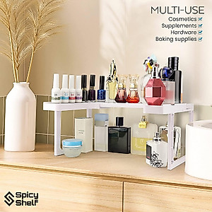 Spicy Shelf Patented Spice Rack and Stackable Organizer