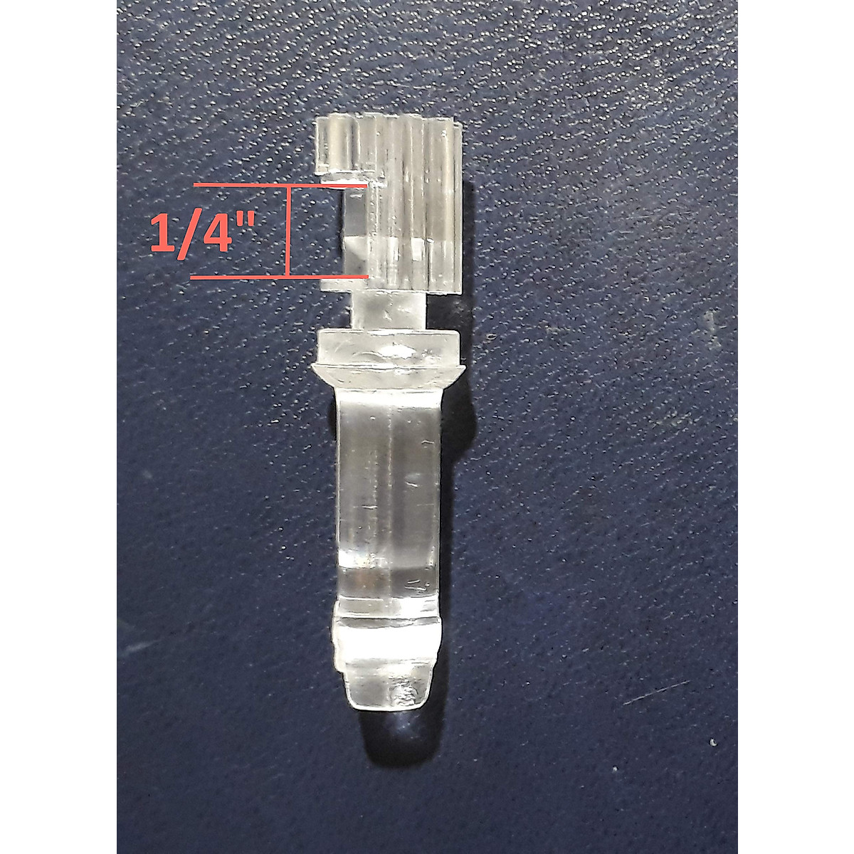 Blind Parts Vertical Blind Track Carrier Stem/Hook w/C Clips - No Carrier (5)