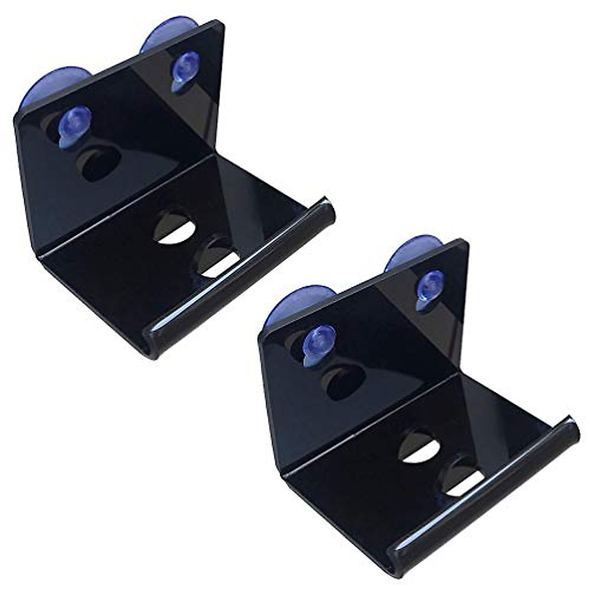 Hemoton 2pcs Acrylic Wine Glass Wall Racks Suction Cup Wine Cup Holder Multipurpose Mobile Tissue Sundries Organizer for Home