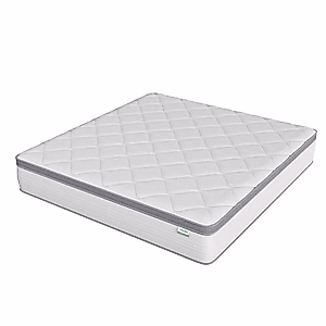 Novilla Twin Mattress, 10 Inch Twin Hybrid Mattress for Kids, Pocket Innerspring Pillow Top Mattress Twin for Motion Isolation, Pressure Relief & Edge Support, Medium Firm Feel