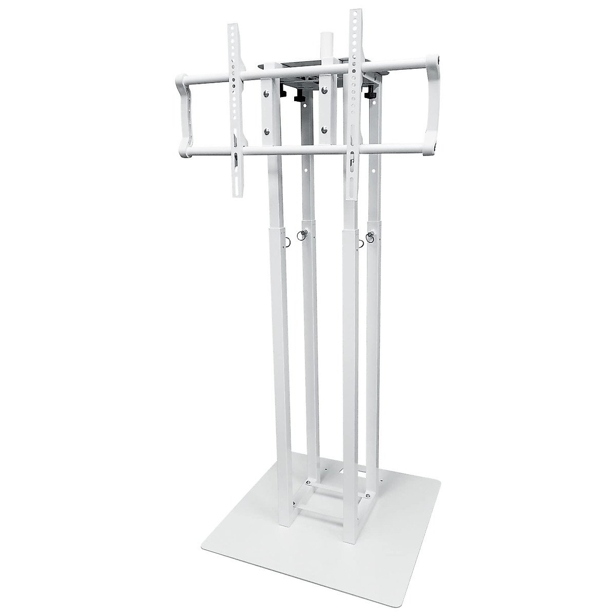 (2) Rockville RTP33-TV Pro Totem DJ Speaker/Lighting Stands w/Detachable TV Mount