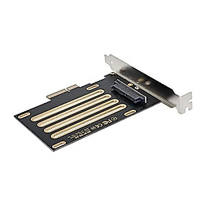 NFHK PCI-E 3.0 x4 Lane to U.2 U2 Kit SFF-8639 Host Adapter for Intel Motherboard & 750 NVMe PCIe SSD Black