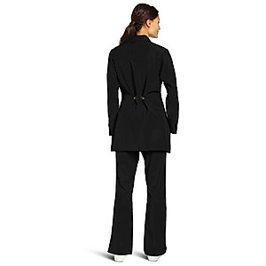 WonderWink 7004 Women's Performance Lab Coat Black Medium