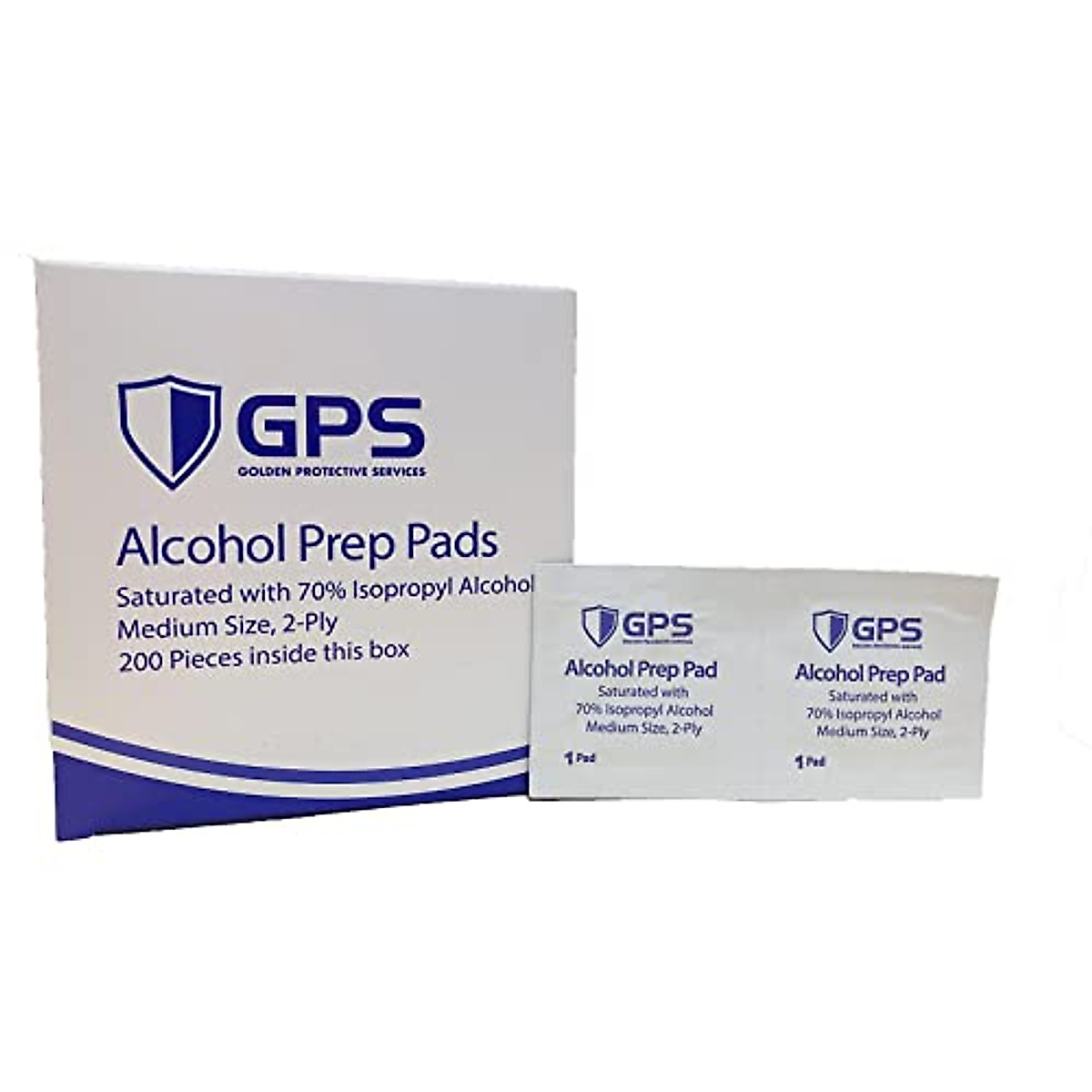 Sterile Alcohol Prep Pads,Medium, Qty 200