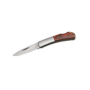 SZCO Supplies Wood Lock Back Folding Knife