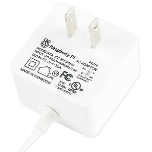 Raspberry Pi 15W USB-C Power Supply US - White