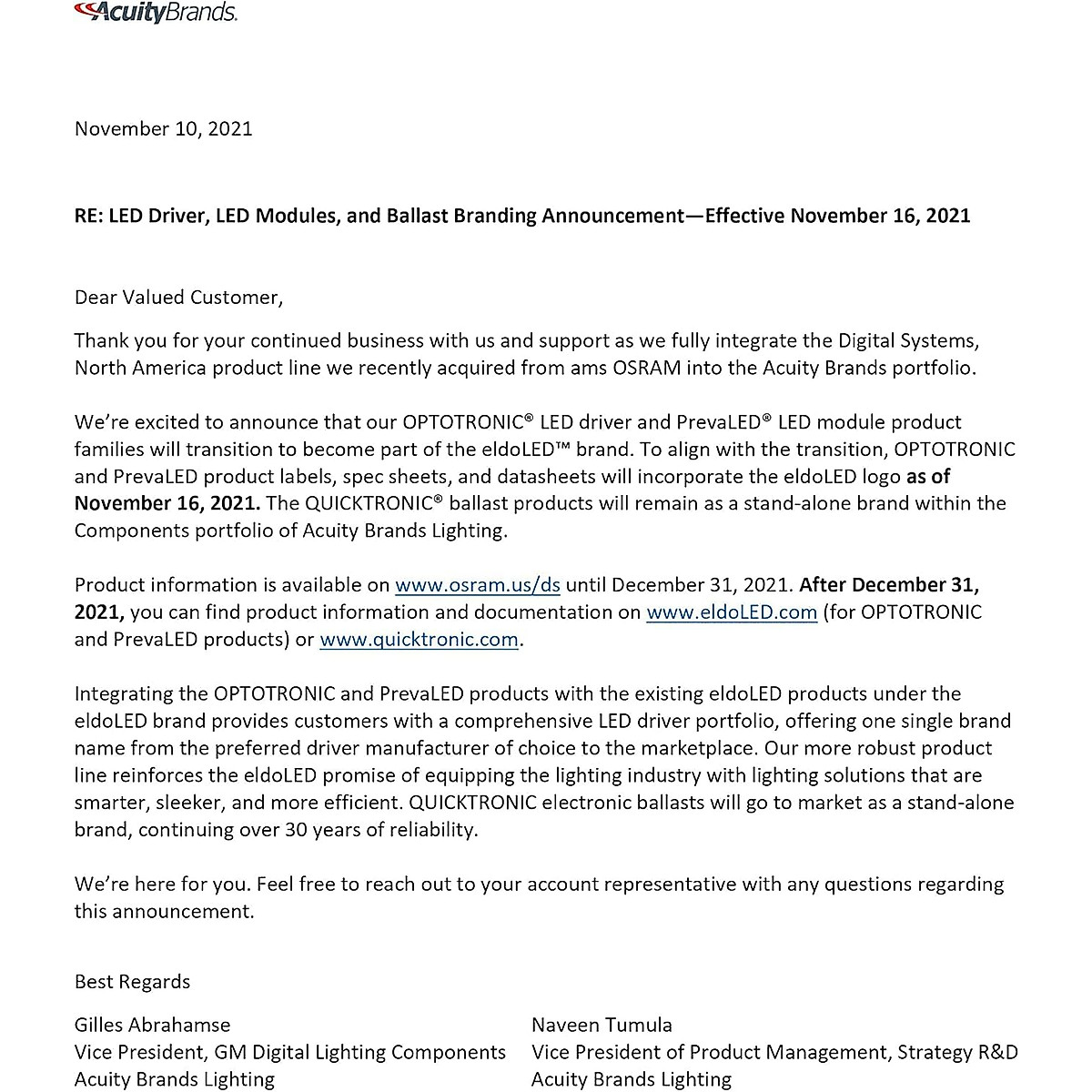 Osram 57438 Optotronic 55W 120/277V AC 50/60Hz Constant Current Dimmable LED Driver OT 55W/UNV/1A2 CS DIM L
