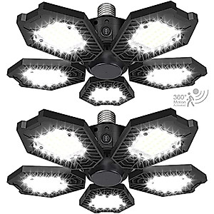 TANBABY 3 Pack Outdoor Solar Motion Lights with Remote Control. Extended Time Solar Flood Lights - IPX5 Waterproof Solar Security Lights for Outdoor Yard Porch Patio Garage