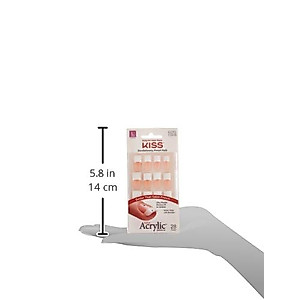 Kiss Salon Acrylic French Kit Back Talk Long